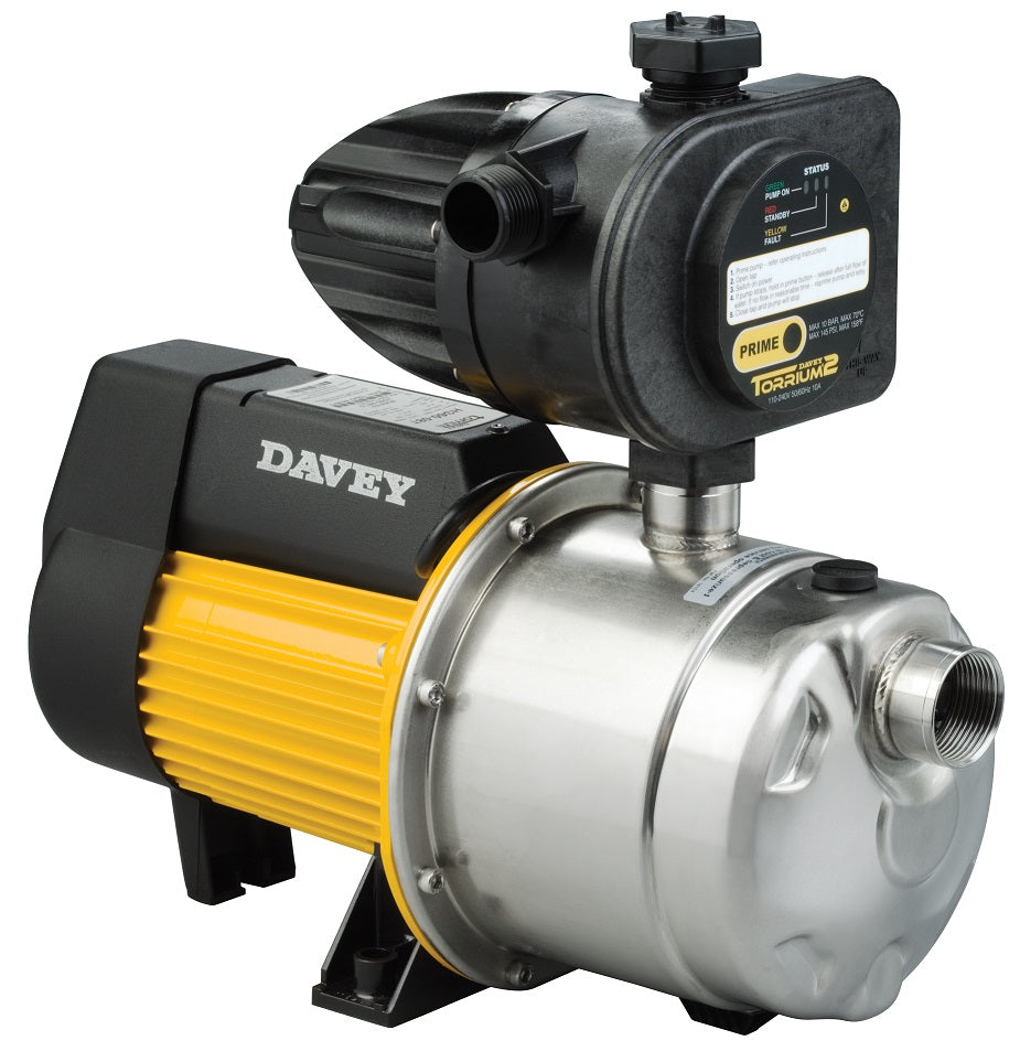 Davey HS50-06T Home Pressure System with Torrium 2 Pressure Controller ...